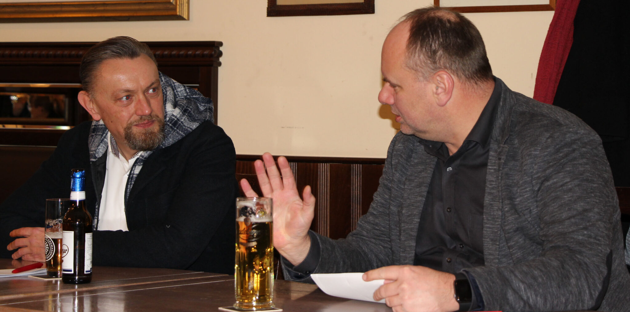 Oberbürgermeister Dirk Hilbert erklärt im Presseclub seine Vorhaben ...